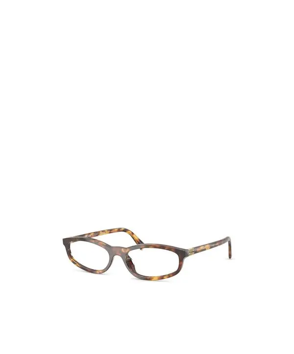 Miu Miu Oval Frame Eyeglasses - Gray