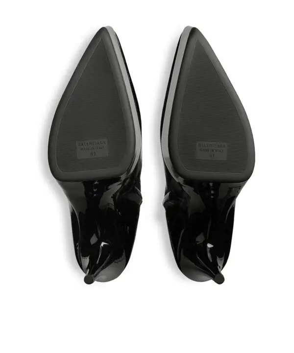 Balenciaga Over The Knee Patent Leather Boots