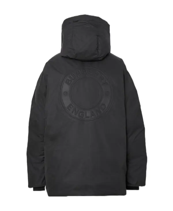 Burberry High-neck Logo-patch Padded Down Jacket