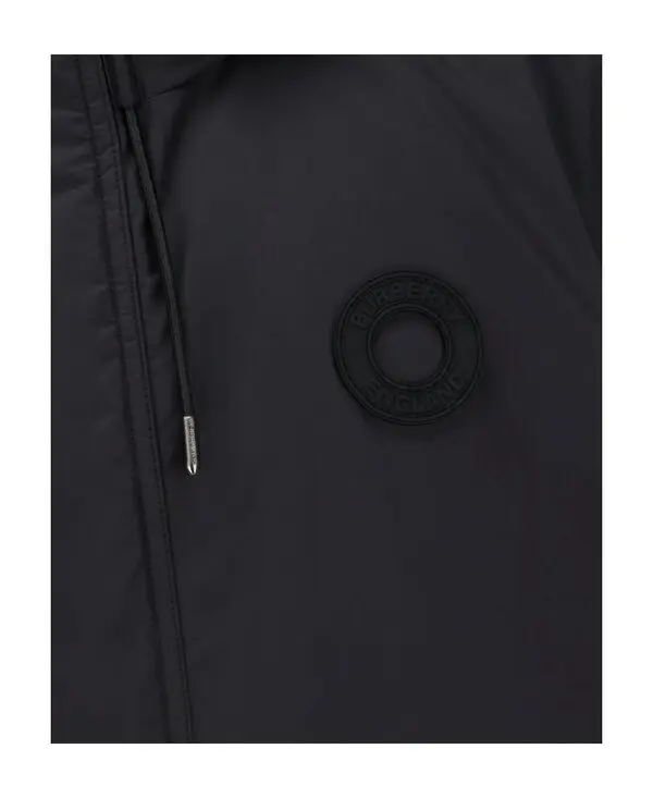 Burberry High-neck Logo-patch Padded Down Jacket