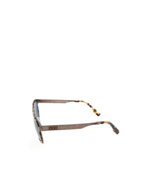 Zegna Round Frame Sunglasses - Blue