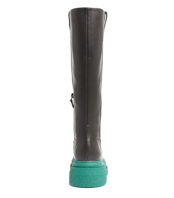 STUART WEITZMAN Knee High Boots With Contrast Sole