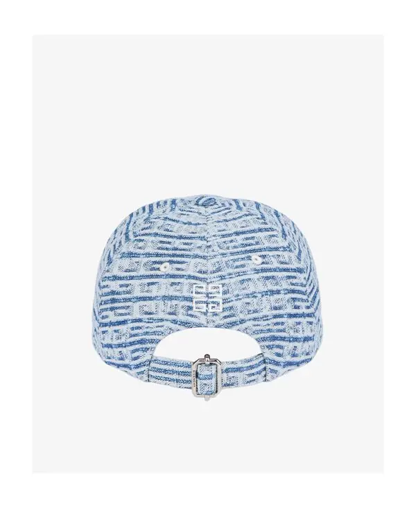 Givenchy 4g Embroidered Denim Baseball Cap