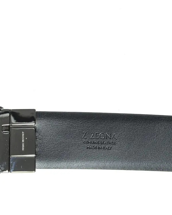 Zegna Logo Belt