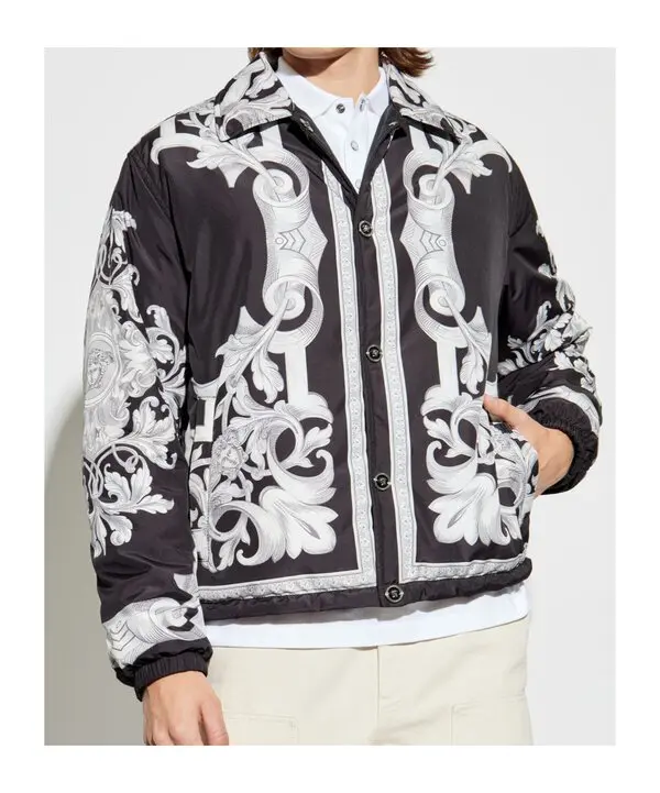 Versace Barocco Print Reversible Jacket