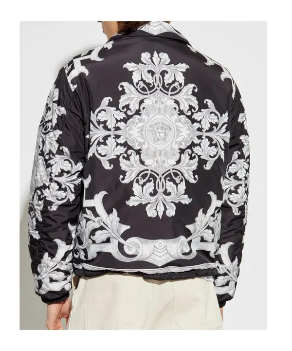 Versace Barocco Print Reversible Jacket