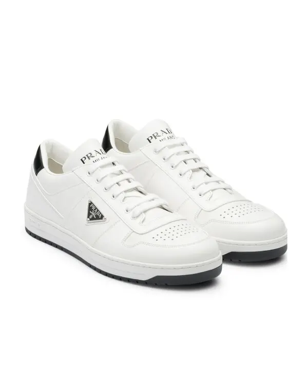 Prada Downtown Low-top Sneakers - White/black