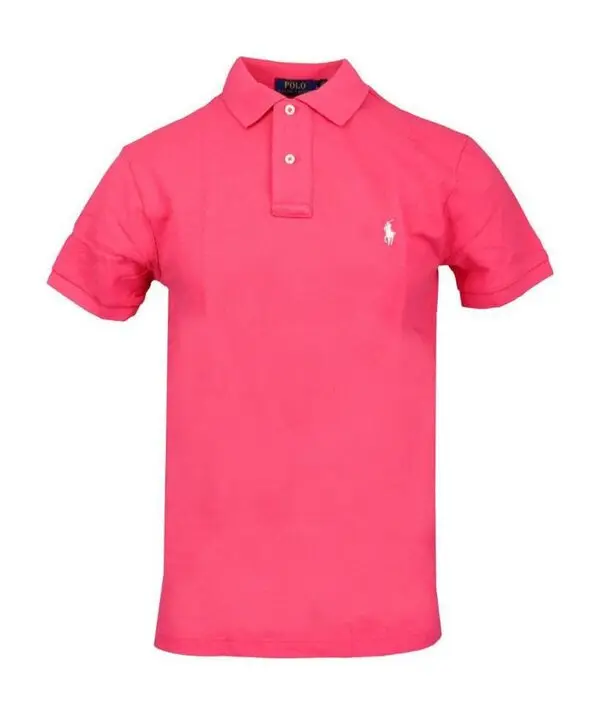 Polo Ralph Lauren Logo Embroidered Polo Shirt - Orange