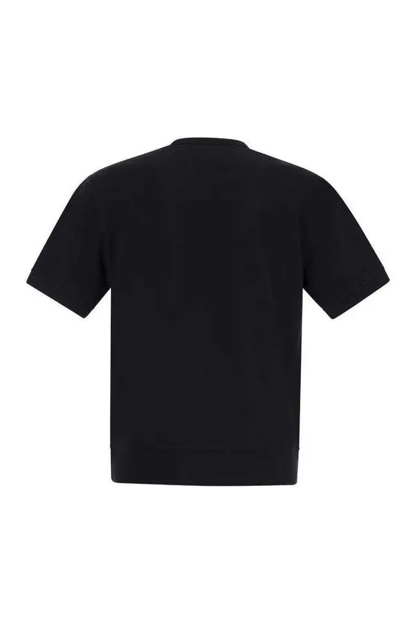 C.P. COMPANY Logo-print Detail T-shirt - Black
