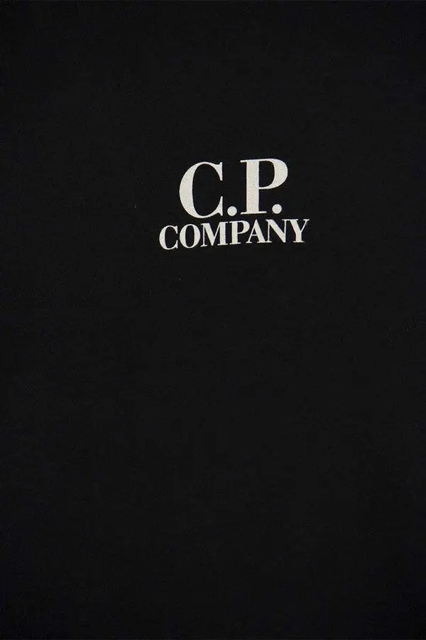 C.P. COMPANY Logo-print Detail T-shirt - Black