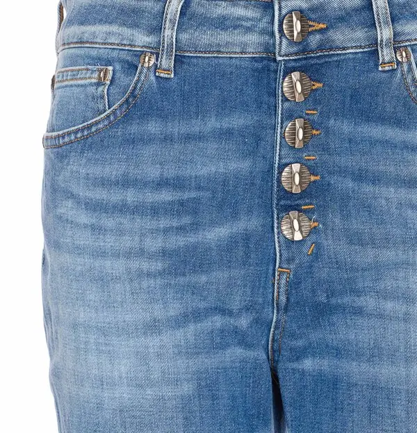 DONDUP Koons Buttoned Loose-fit Jeans - Blue
