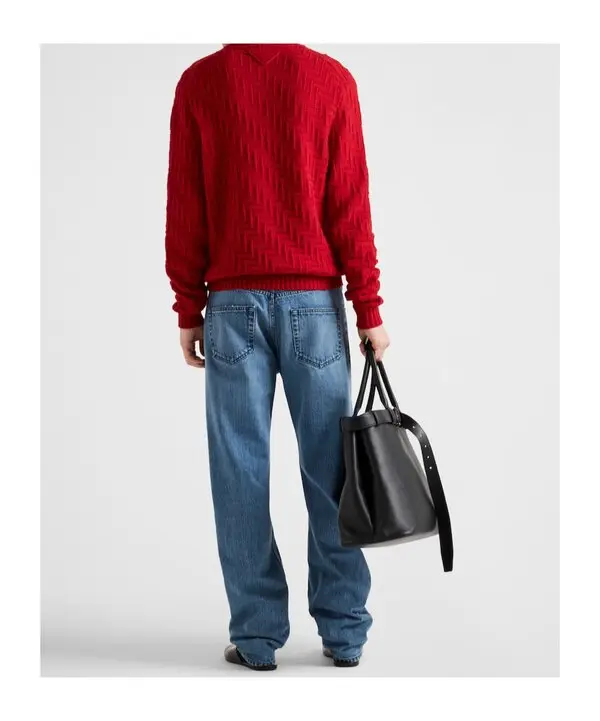 Prada Crewneck Knitted Sweater