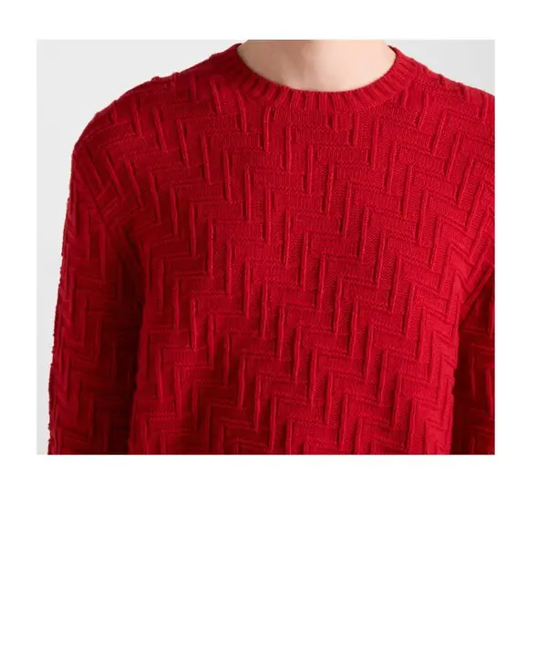 Prada Crewneck Knitted Sweater