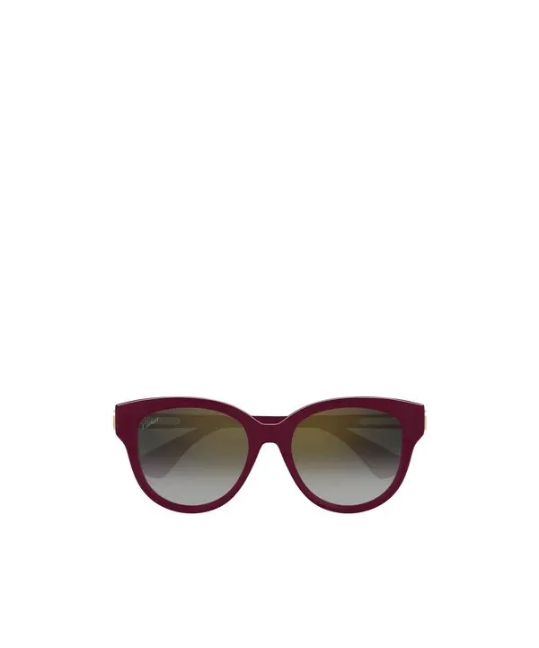 Cartier Round Frame Sunglasses - Wine Red