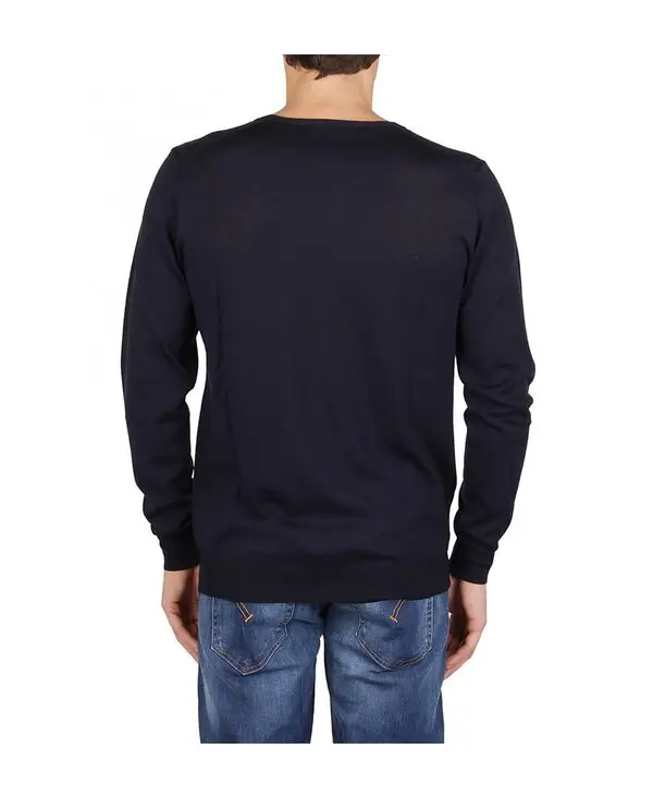 PAOLO PECORA Crewneck Knit Jumper - Black