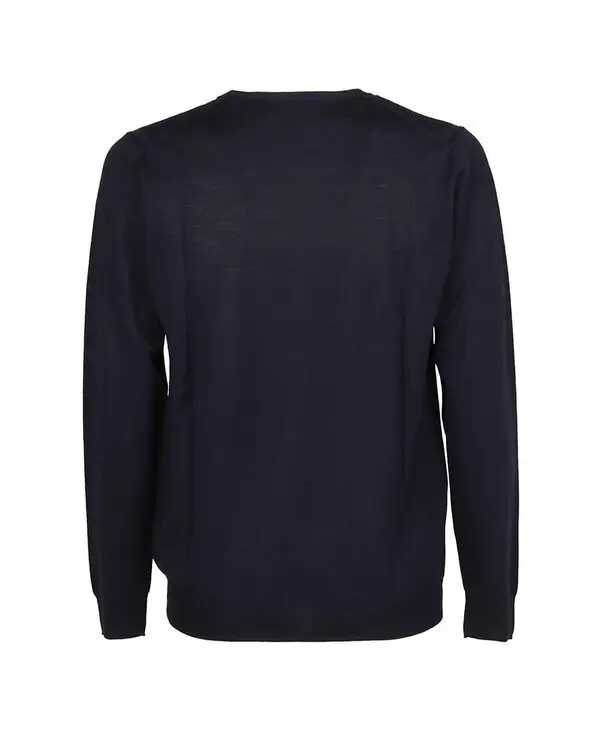 PAOLO PECORA Crewneck Knit Jumper - Black