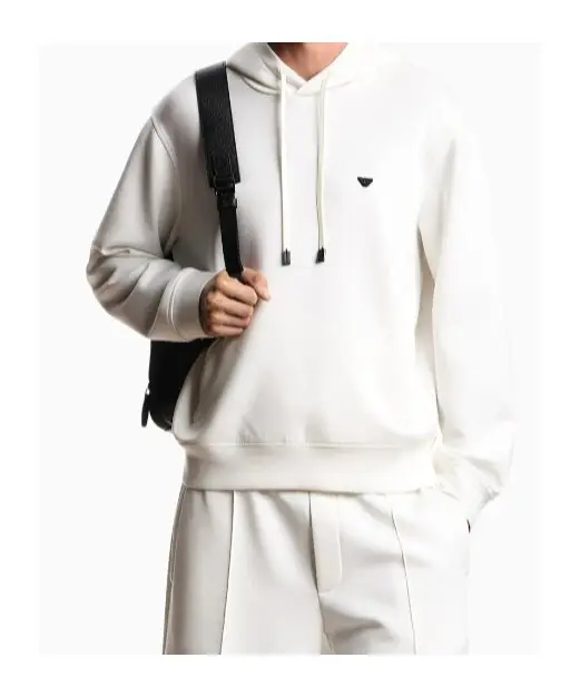 Emporio Armani Embroidered Eagle Logo Hoodie