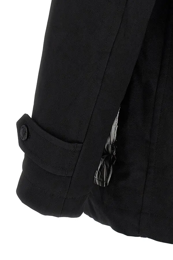 Comme Des Garçons Double-breasted Coat With Notched Lapels