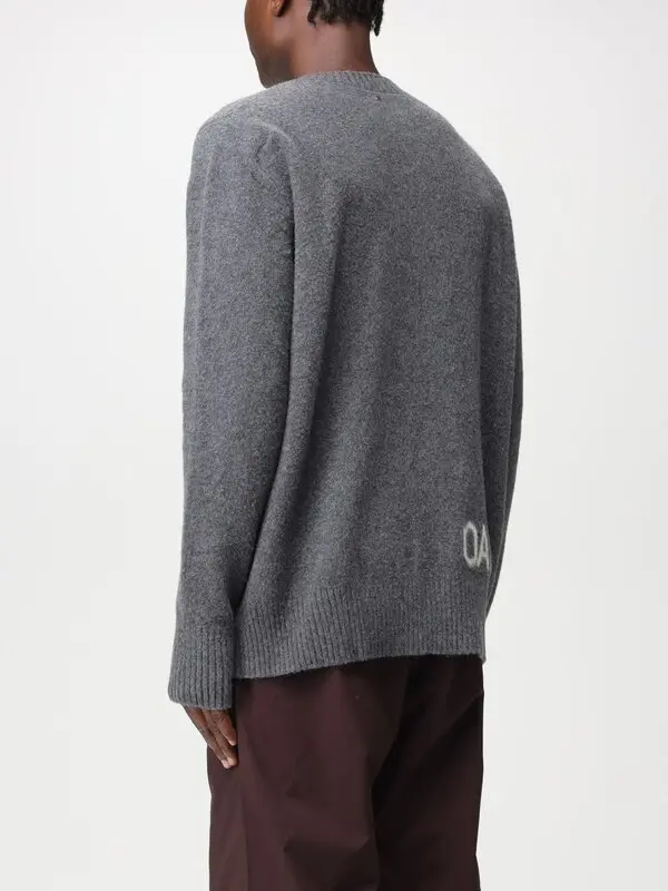 OAMC Round Neck Long-sleeved Sweater With Back Letter Detail