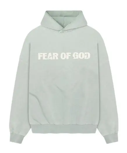 Fear Of God Long-sleeved Printed Hoodie - White