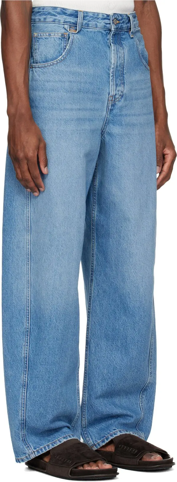 Jacquemus Le De-nîmes Cotton Jeans - Blue