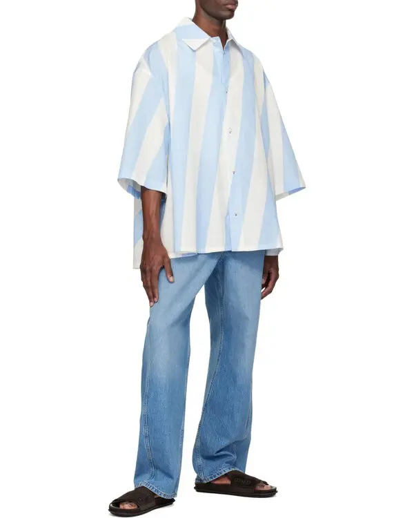 Jacquemus Le De-nîmes Cotton Jeans - Blue