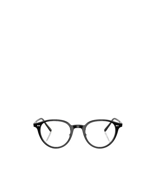 Oliver Spencer Sarelle Full Rim Round Frame Eyeglasses - Black