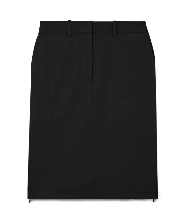 Helmut Lang Side Split Mini Skirt