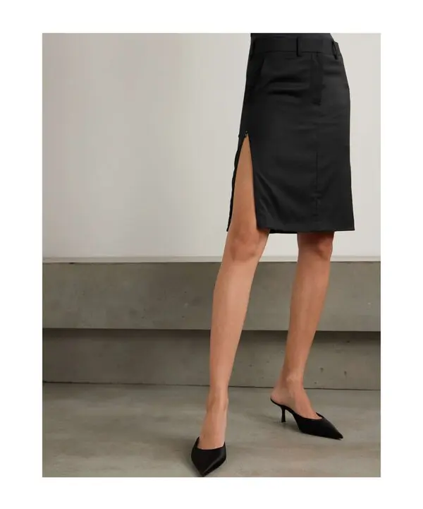 Helmut Lang Side Split Mini Skirt