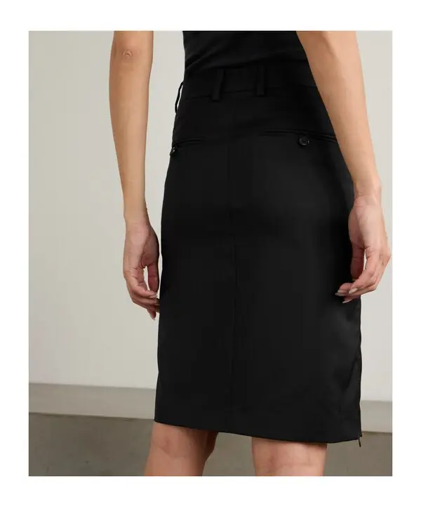 Helmut Lang Side Split Mini Skirt
