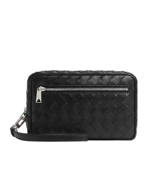 Bottega Veneta Intrecciato Small Pouch - Black