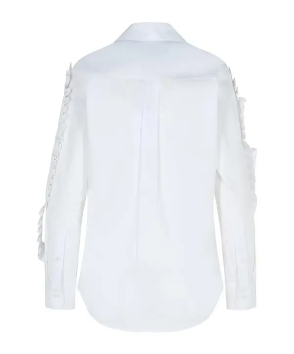 Coperni Ruffled Buttoned Shirt