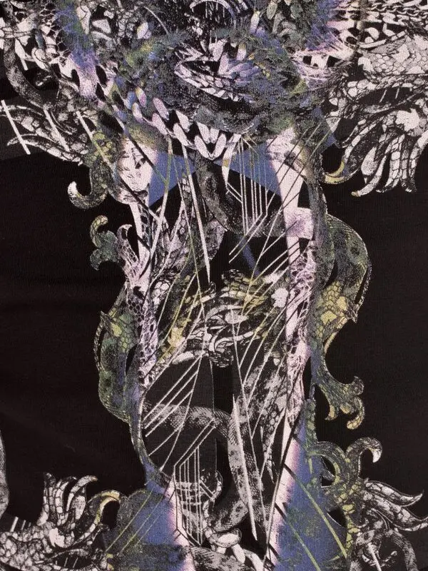 Just Cavalli Printed T-shirt - Black