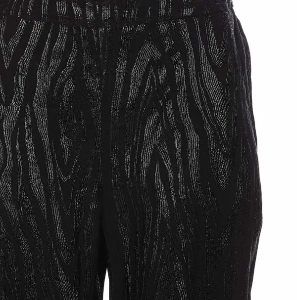 Stella McCartney Wood-grain Effect Metallic Tapered Trousers