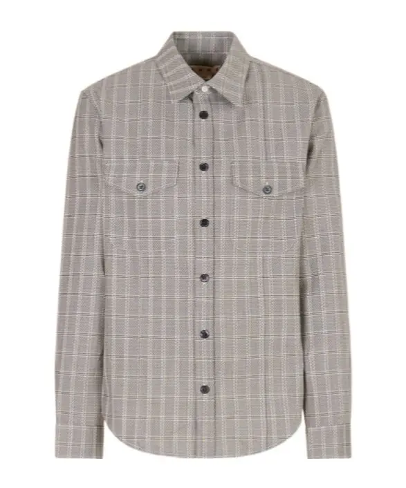 Marni Tartan Check Long Sleeved Shirt