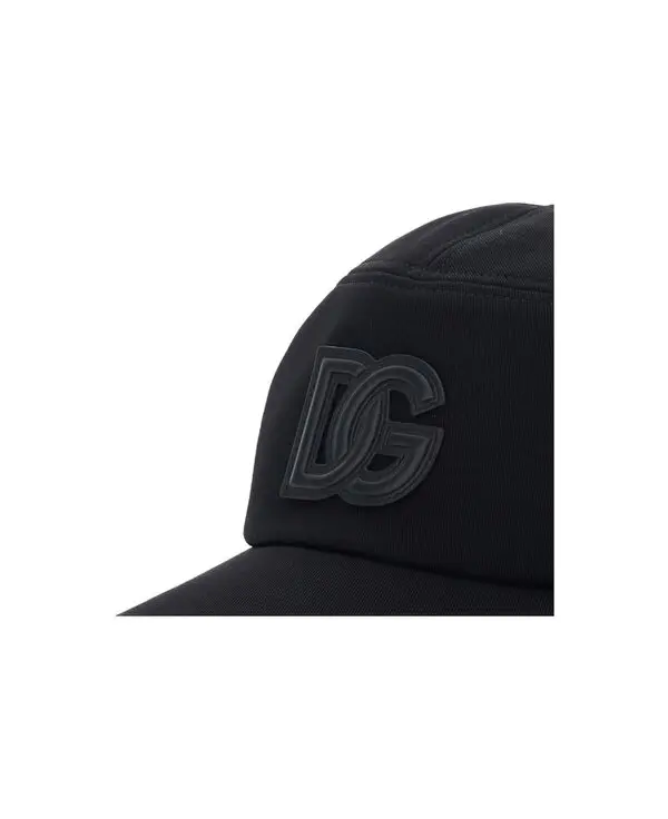 Dolce & Gabbana Logo Patch Baseball Cap - Black