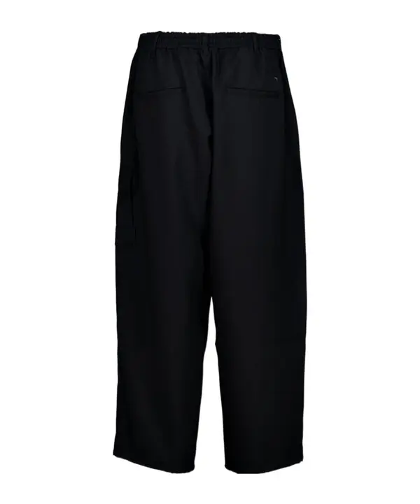 Y3 Drawstring Wide Leg Cargo Trousers