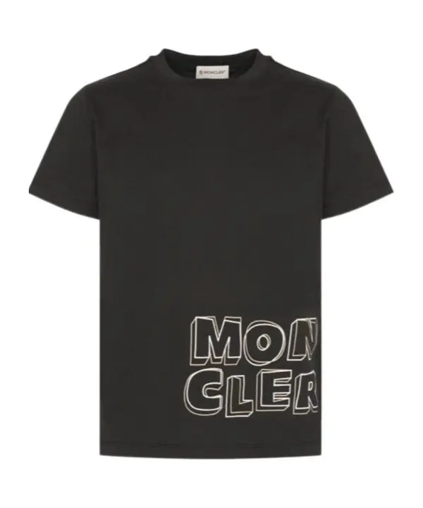 Moncler Logo T-shirt - Black