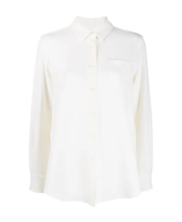 Alberto Biani Crepe Button-up Shirt