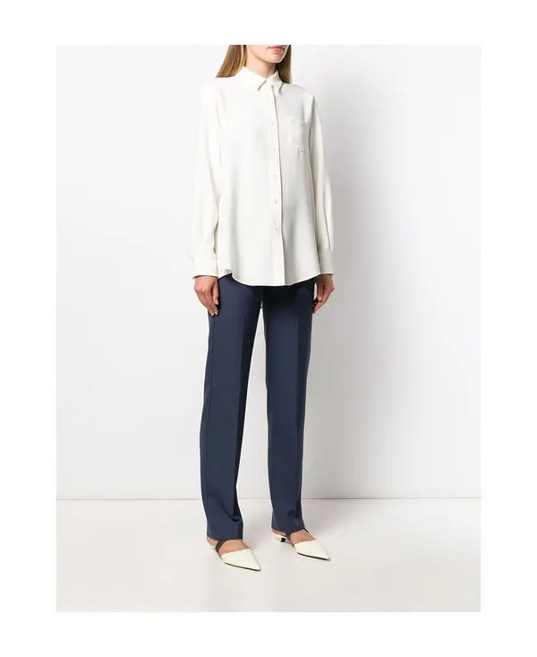 Alberto Biani Crepe Button-up Shirt