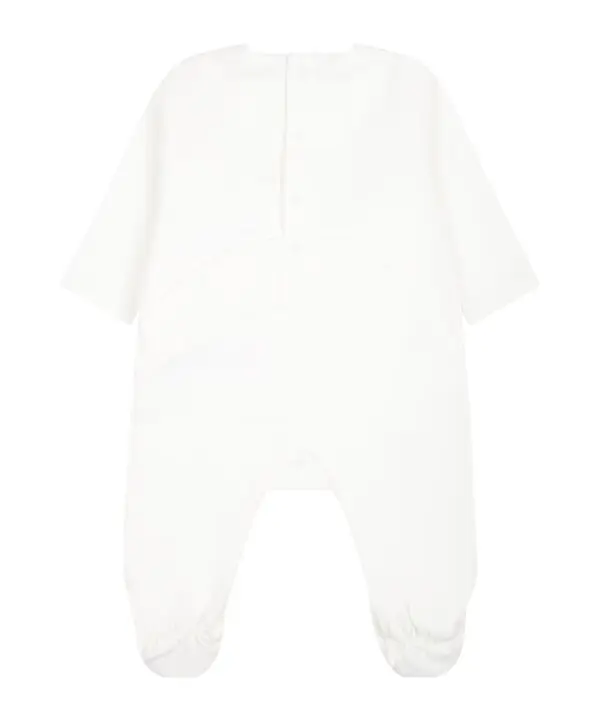 Chloé Round Neck Long Sleeve Jumpsuit With Scarf