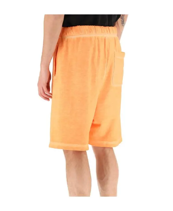 MARCELO BURLON COUNTY OF MILAN Logo-embroidered Shorts