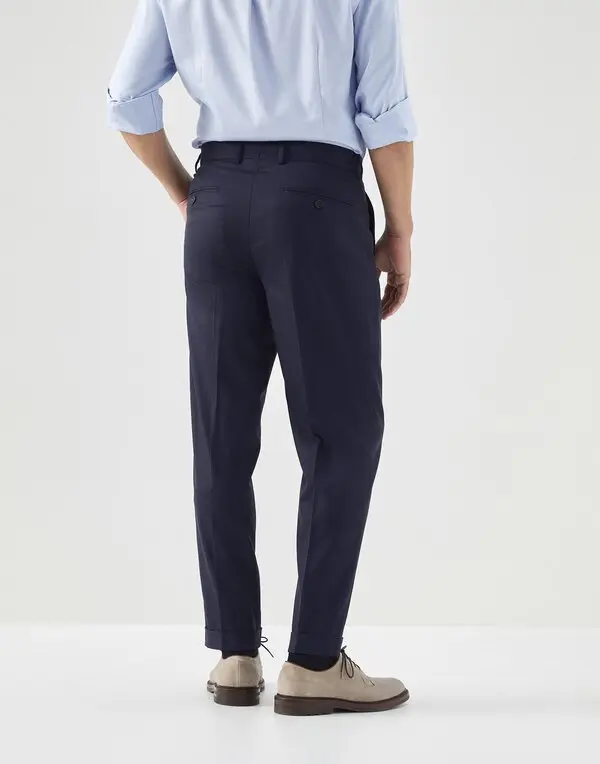Brunello Cucinelli Tapered-leg Wool Trousers