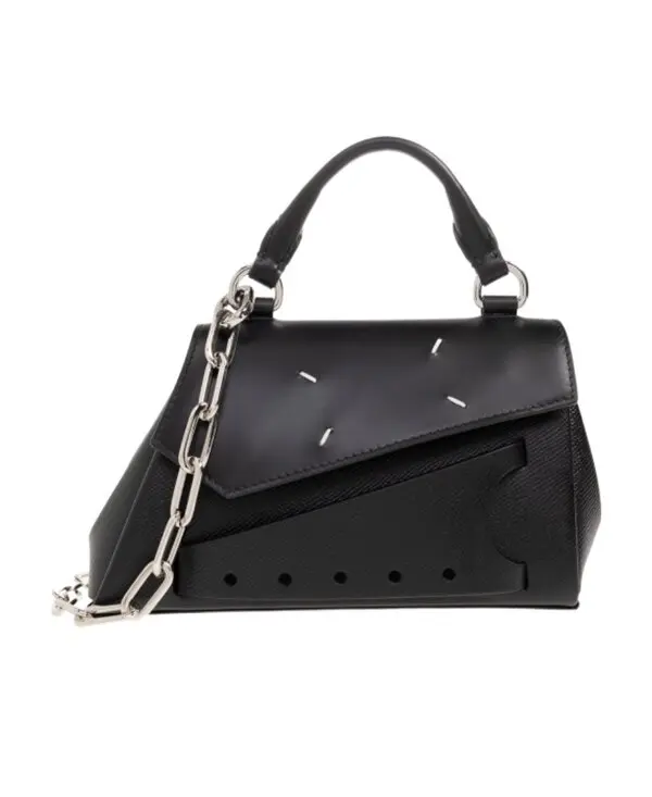 MAISON MARGIELA Snatched Micro Shoulder Bag - Black