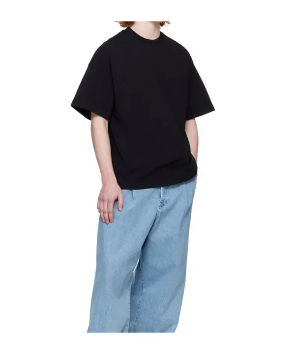 JIL SANDER Crewneck Short-sleeved T-shirt - Black