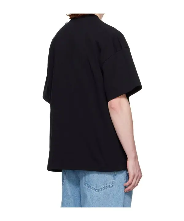 JIL SANDER Crewneck Short-sleeved T-shirt - Black