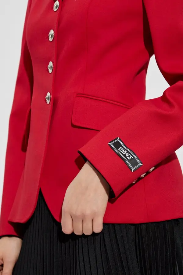 Versace Single-breasted Tailored Blazer
