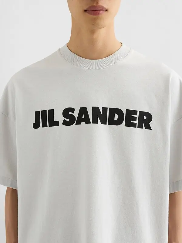JIL SANDER Logo T-shirt - Gray