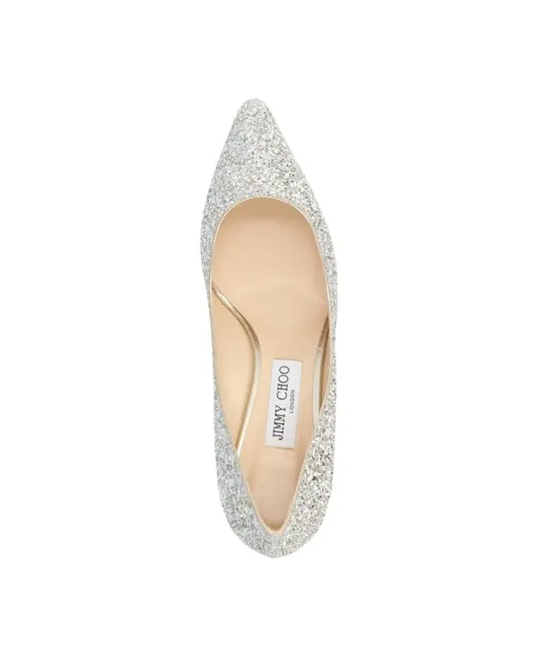 JIMMY CHOO Romy 85 Glitter Pumps - Multicolor