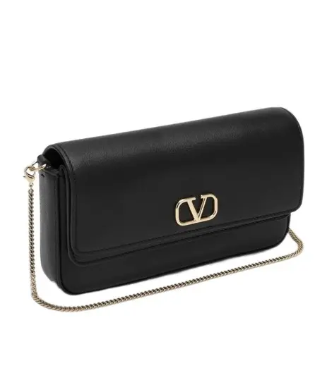Valentino Garavani Vlogo Signature Foldover Crossbody Bag